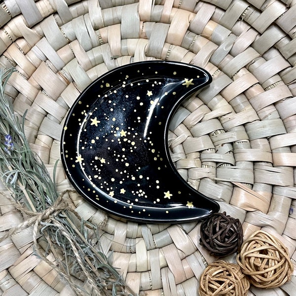 Crescent Moon Plate - Etsy