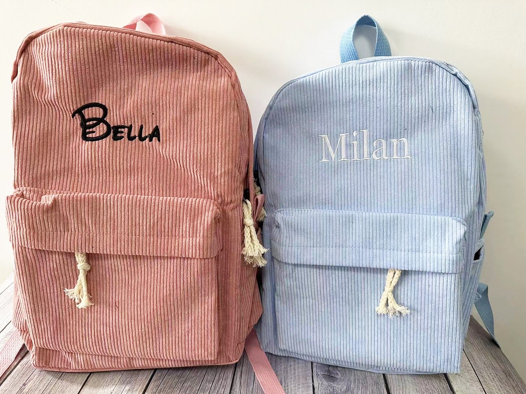 Personalized Embroidered Backpack, Kids Backpack Personalized, Custom ...