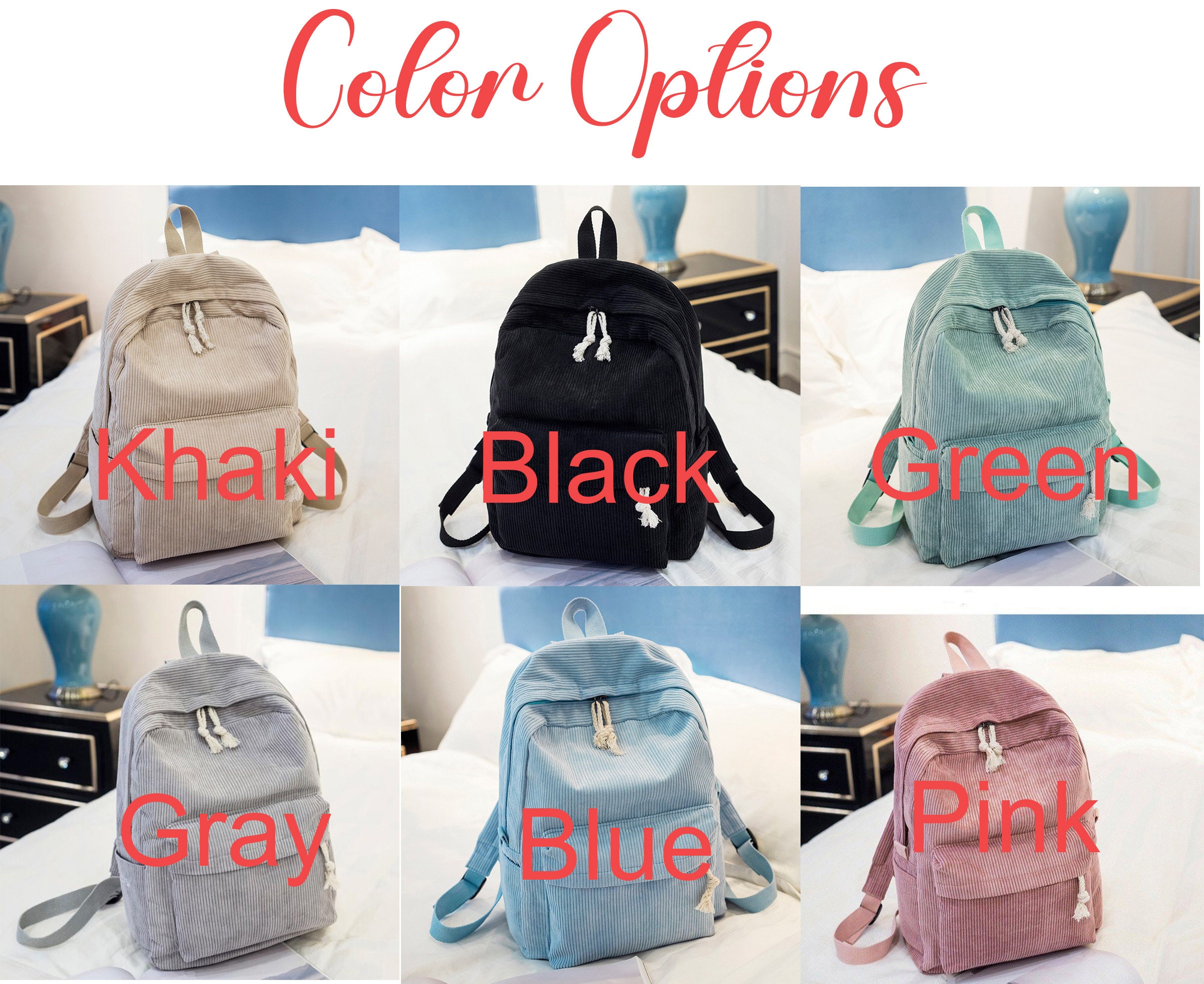 Personalized Embroidered Backpack, Kids Backpack Personalized, Custom ...