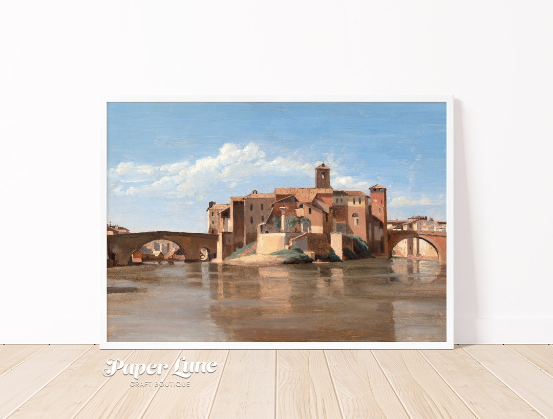 Vintage Classic Italian Landscape Rome Digital Download Printable Wall ...