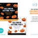 CANVA TEMPLATE Fully Editable Costume Party Halloween Invitation ...