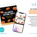 CANVA TEMPLATE Fully Editable Costume Party Halloween Invitation ...