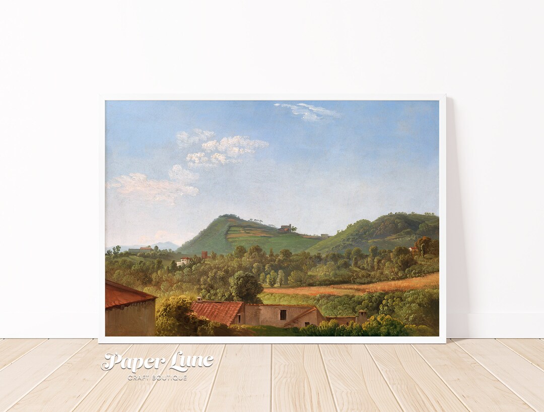 Vintage Italian Landscape Print, Classic Rome Wall Art (digital ...