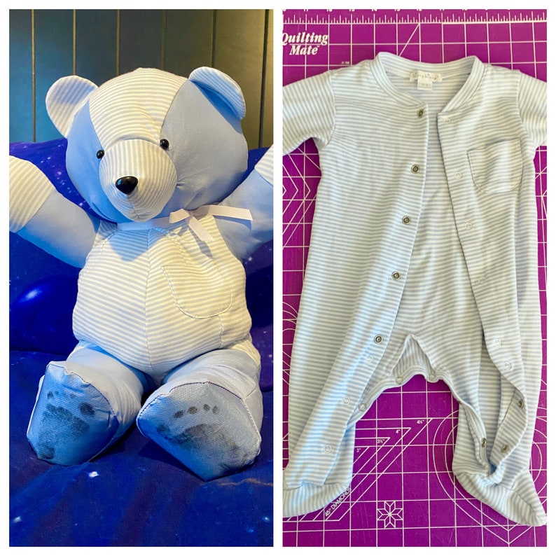 Custom Memory Bear, Connection Bear - Handmade Keepsake From Loved Ones ...