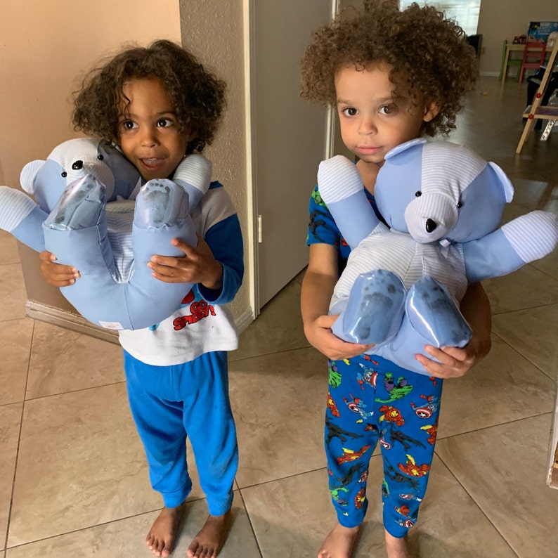 Custom Memory Bear, Connection Bear - Handmade Keepsake From Loved Ones ...