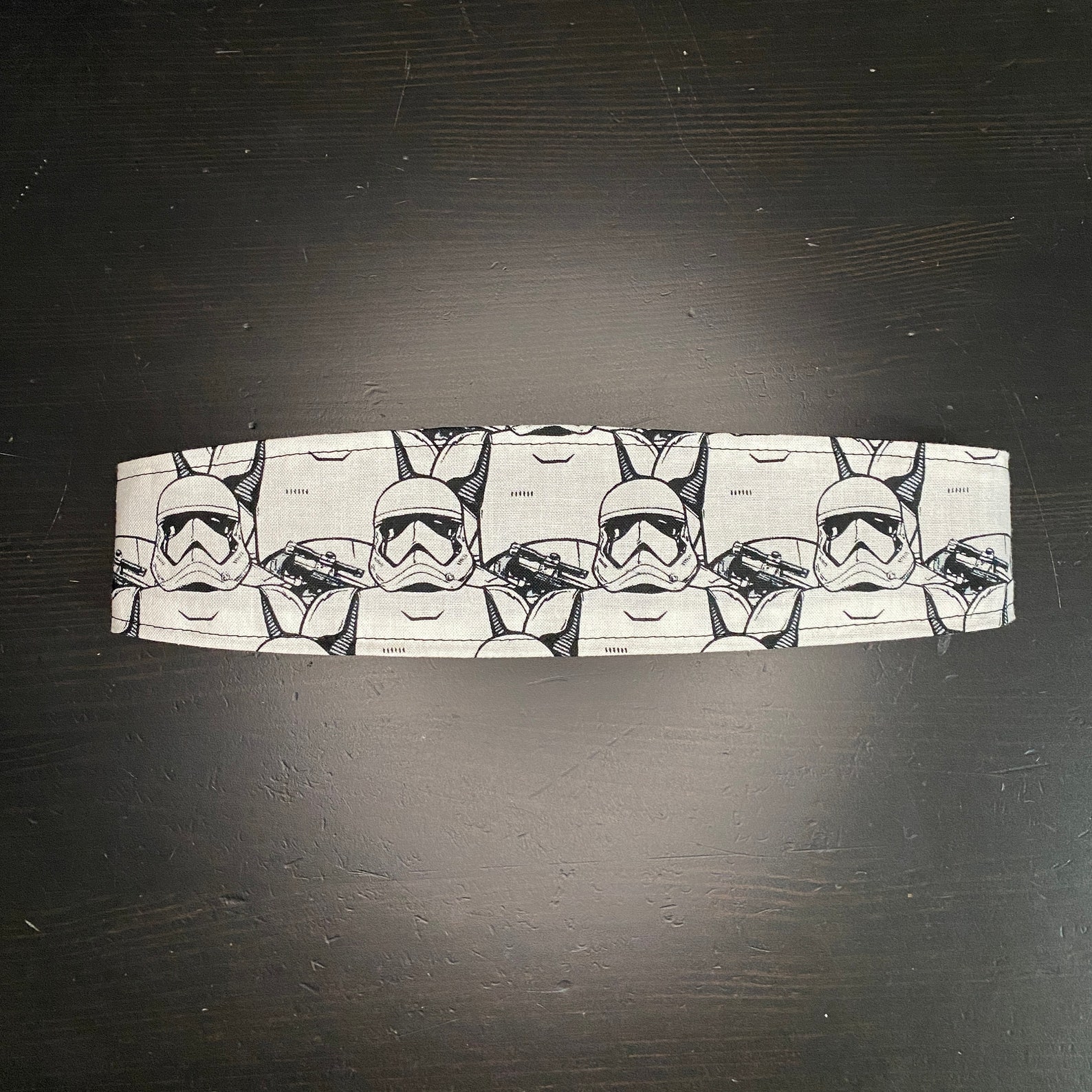 Star Wars Workout Headband: Reversible Storm Trooper Print - Etsy