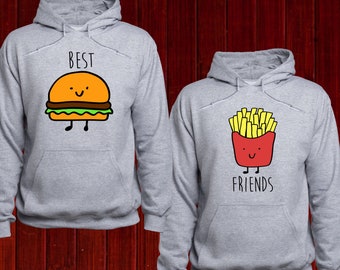 Matching Hoodies Best Friends - Etsy