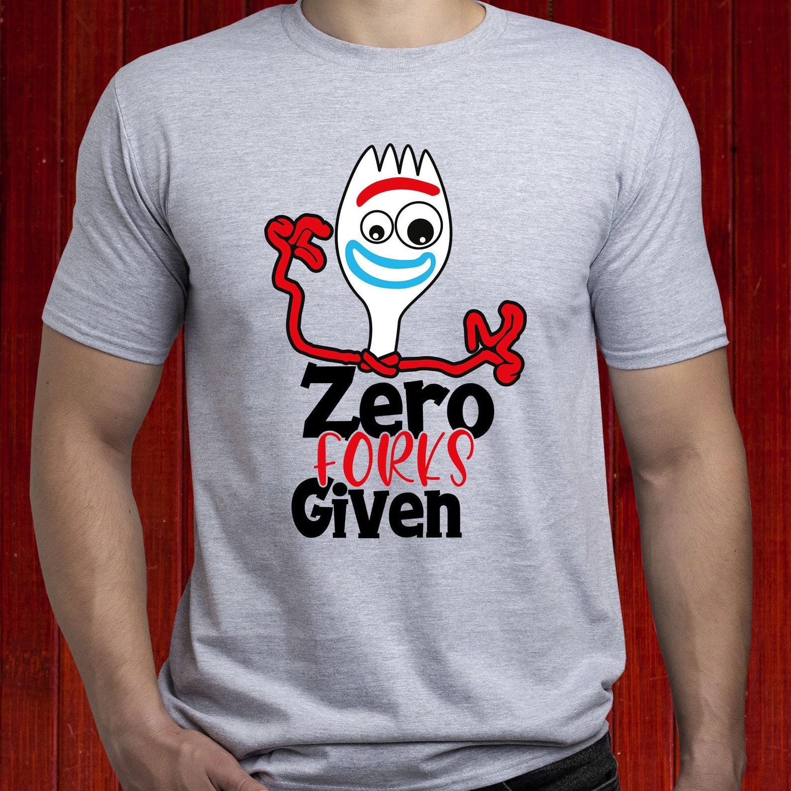 Zero Forks Given t-shirt/ Forky t shirt/ Spork tshirt/ Spoon | Etsy