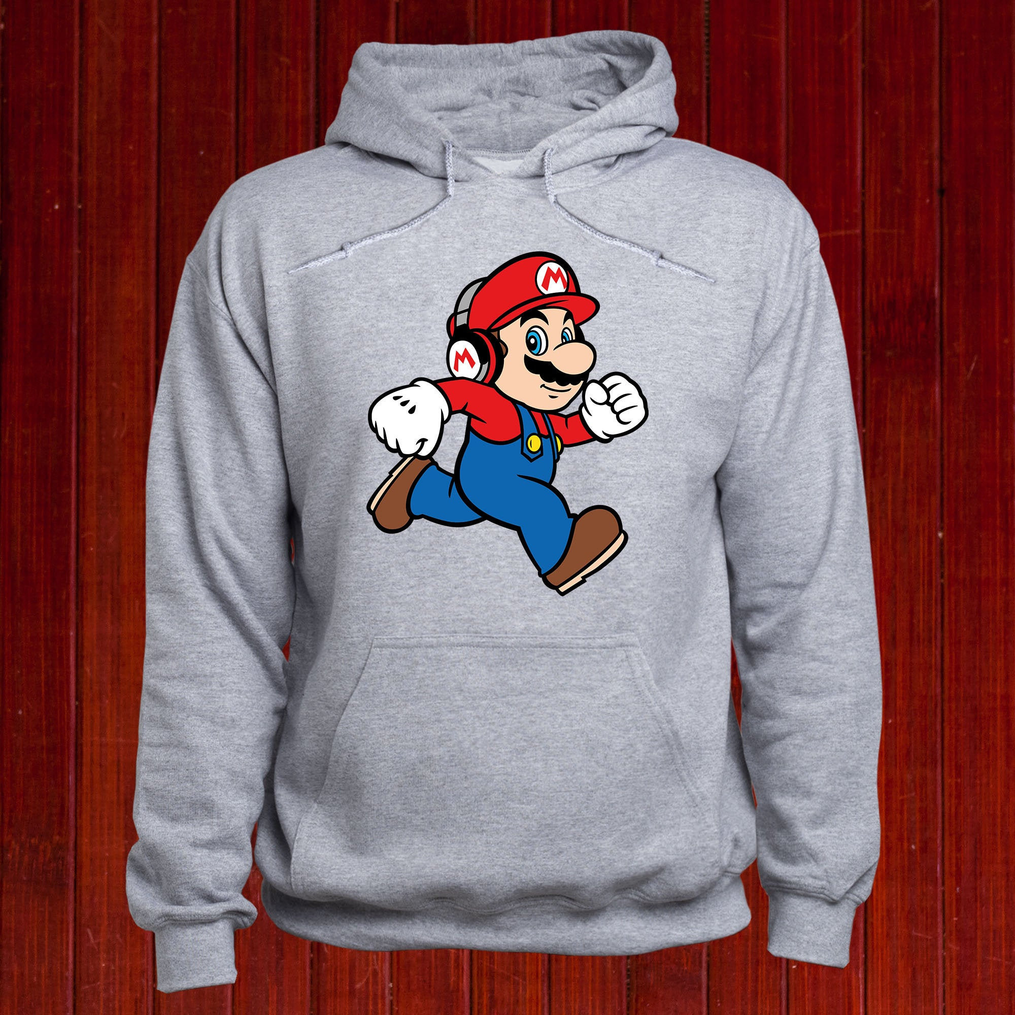 Mario sweatshirt/ Mario Running hoodie/ Super Mario pullover sold by ...