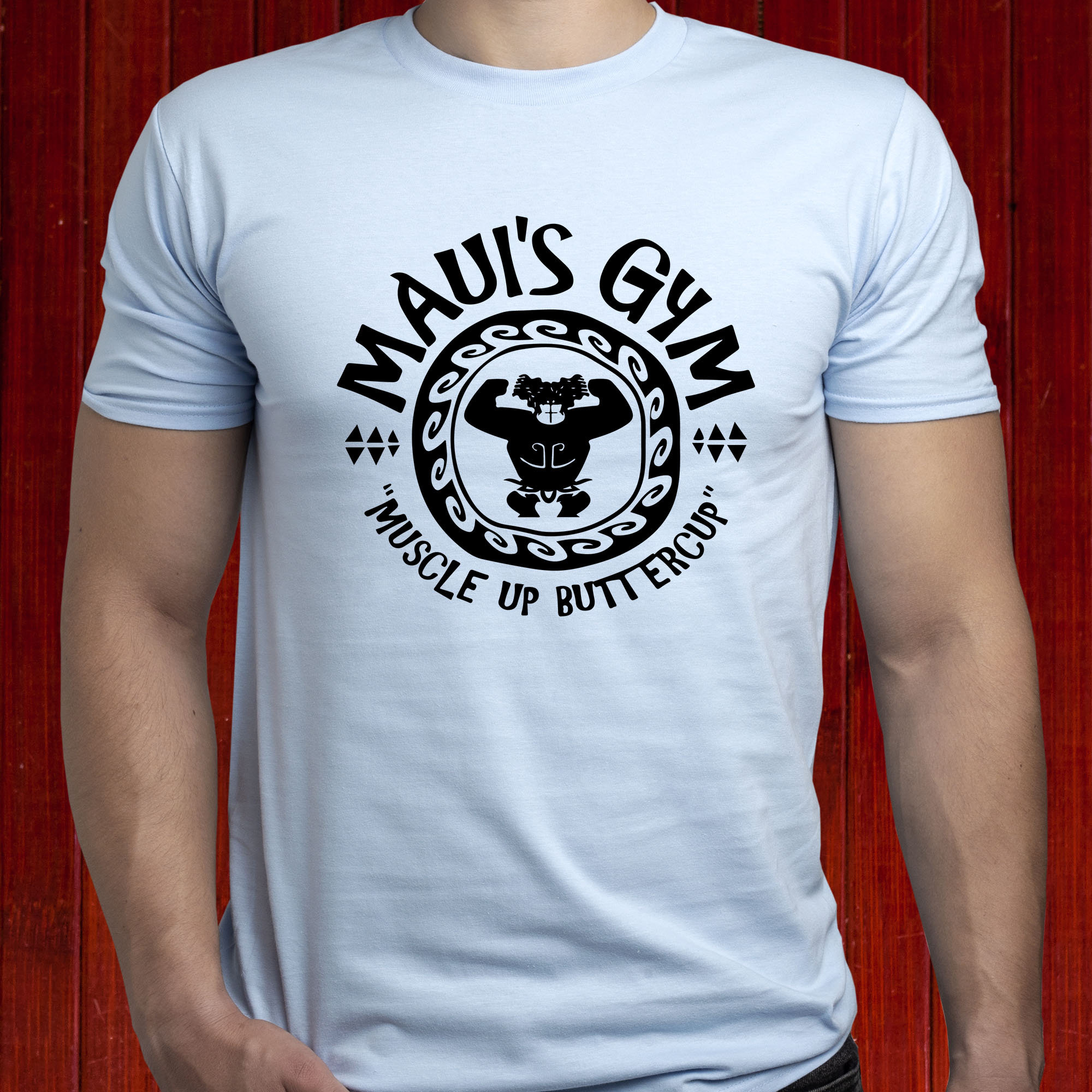 Disney's Moana Maui's Gym Tee Moana Muscle up - Etsy