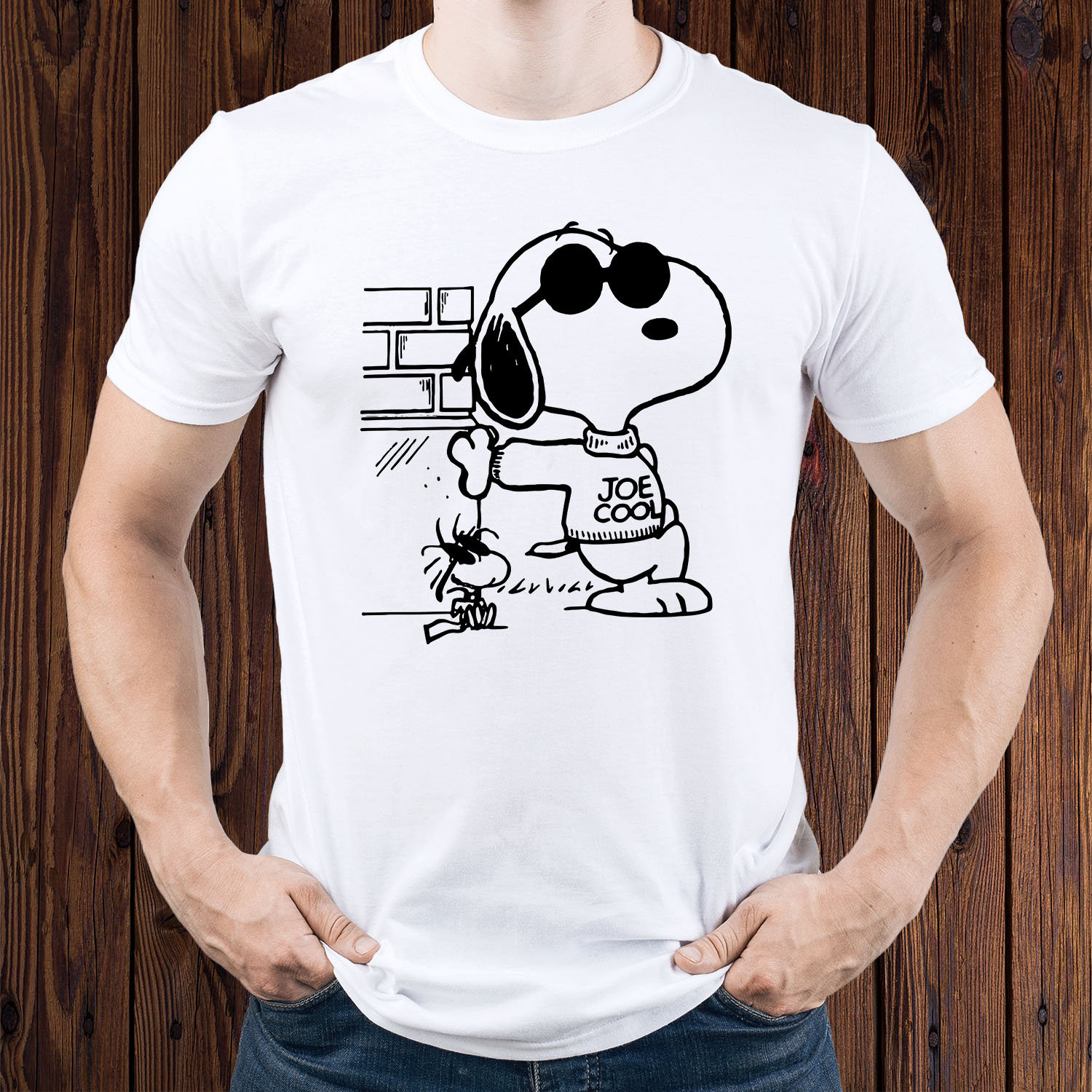 Snoopy Joe Cool Shirt/ Snoopy Tshirt/ Cool Snoopy Woodstock T - Etsy UK