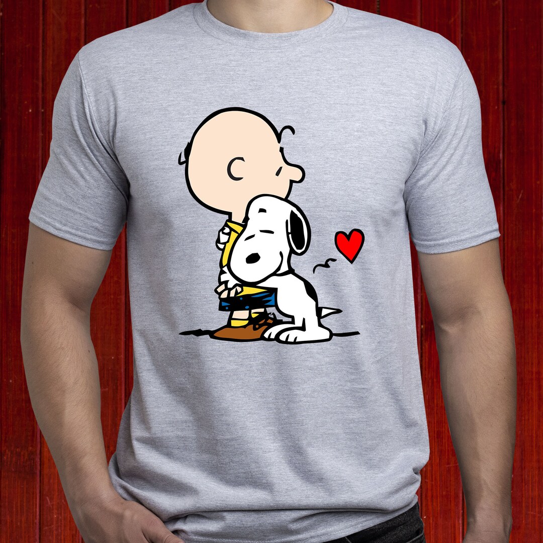 Snoopy Hug Charlie Brown Shirt/ Charlie Brown Love Snoopy Tshirt/ Peanuts T-shirt/ Snoopy ...
