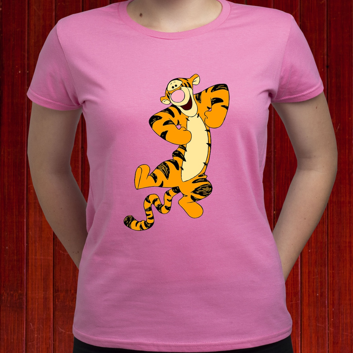 Tigger dancing shirt/ Happy Tigger t-shirt/ Tigger jumping t | Etsy