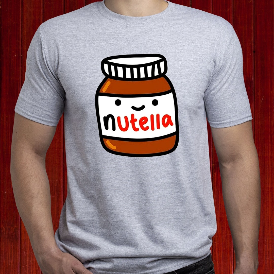 Cute Nutella Jar T-shirt/ Nutella T Shirt/ Funny Nutella Tshirt/ Cute ...