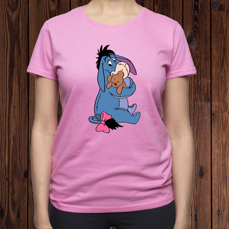 Cute Eeyore Tshirt/ Eeyore Playing Shirt/ Eeyore T Shirt/ Teddy Bear T ...