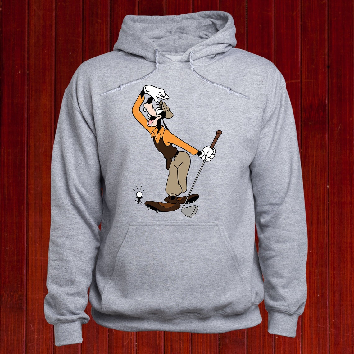 Goofy Golfing Hoodie/ Disney Goofy Hoody/ Golf Sweatshirt/ Golfer Goofy ...