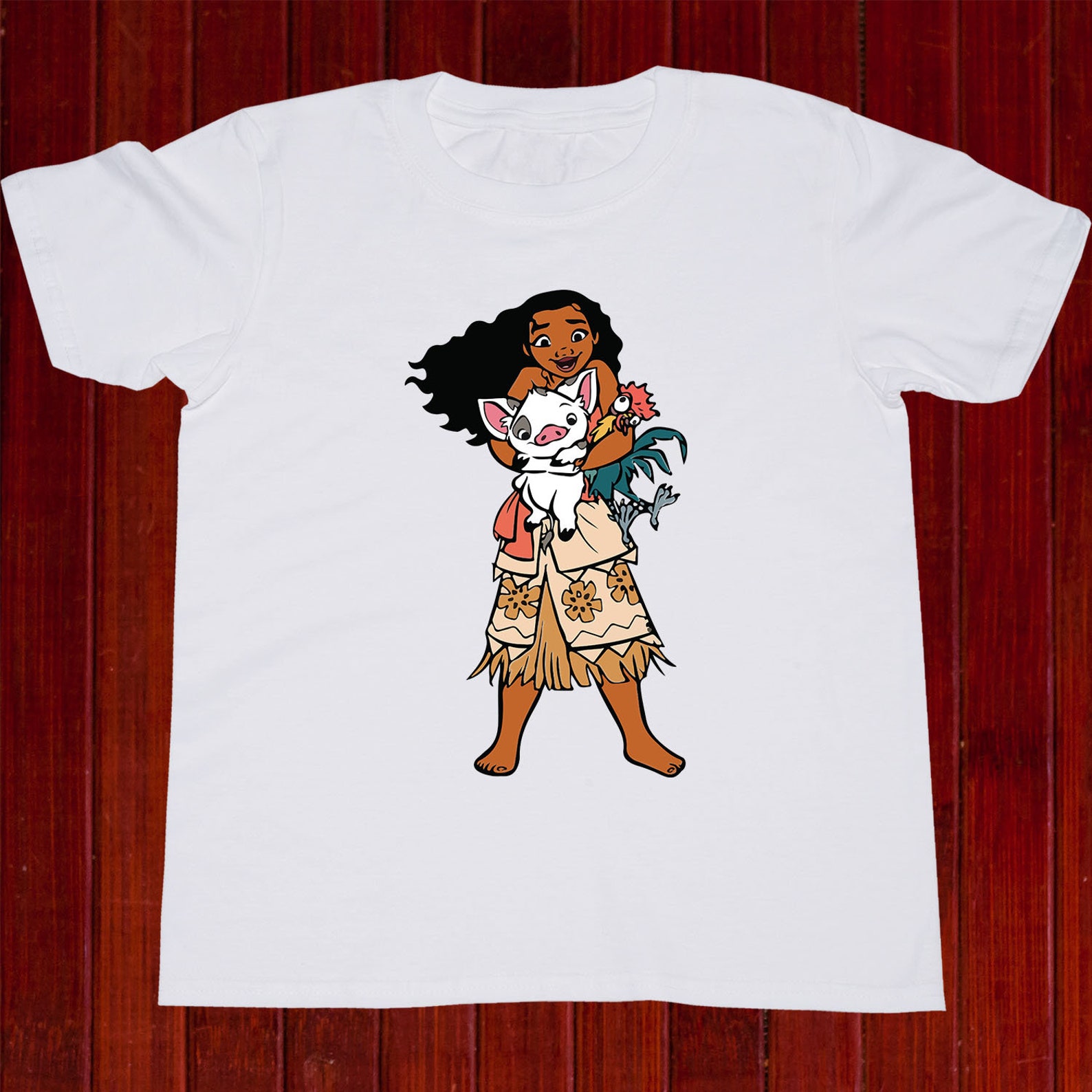 Disney Moana Kids T-shirt, Disney Princess Youth T Shirt, Princess ...