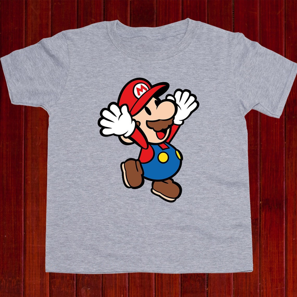 Mario Tshirt/ Super Mario Kids Shirt/ Mario Running T-shirt for Kids ...