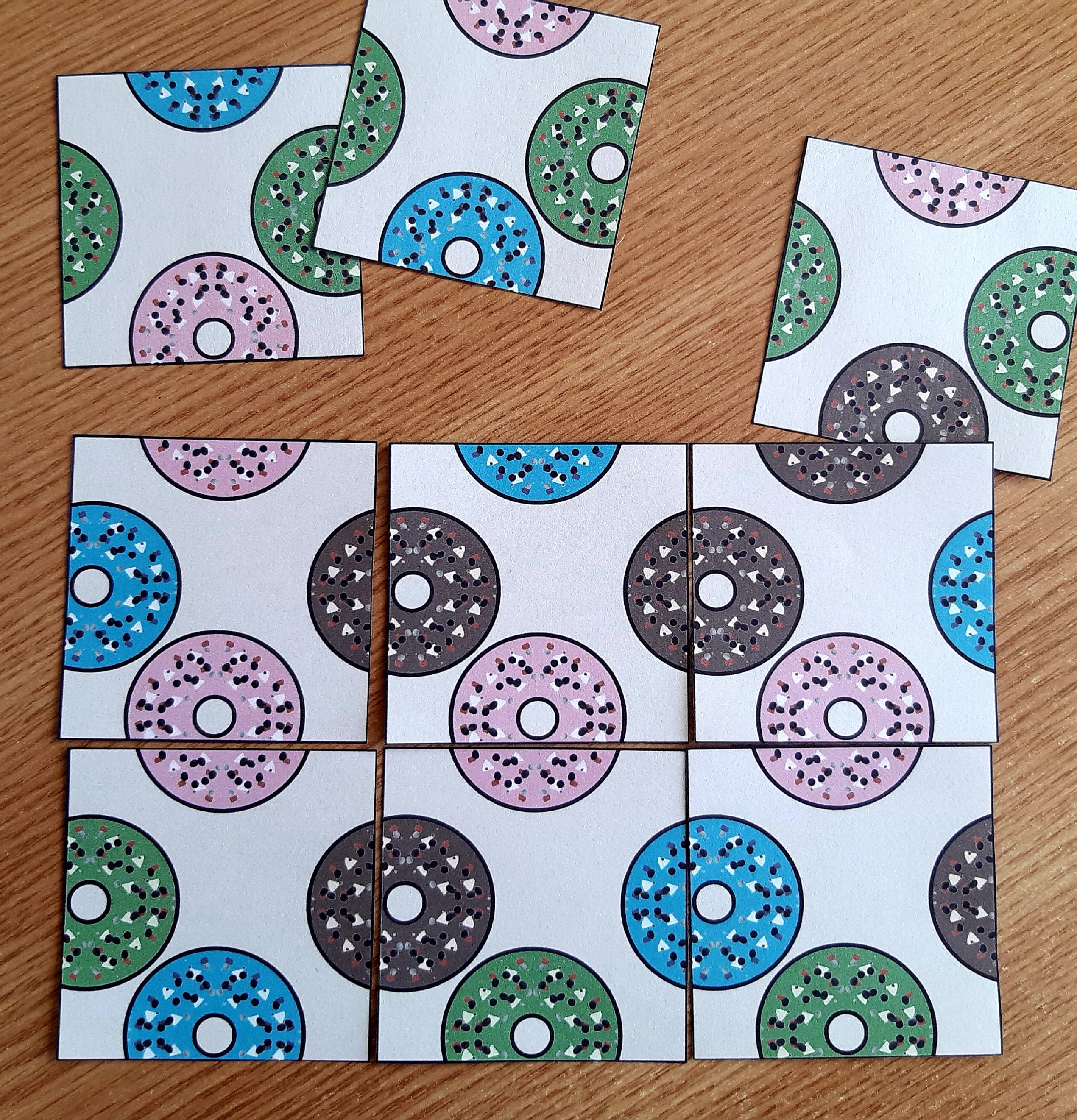 Printable Puzzle Donuts - Etsy