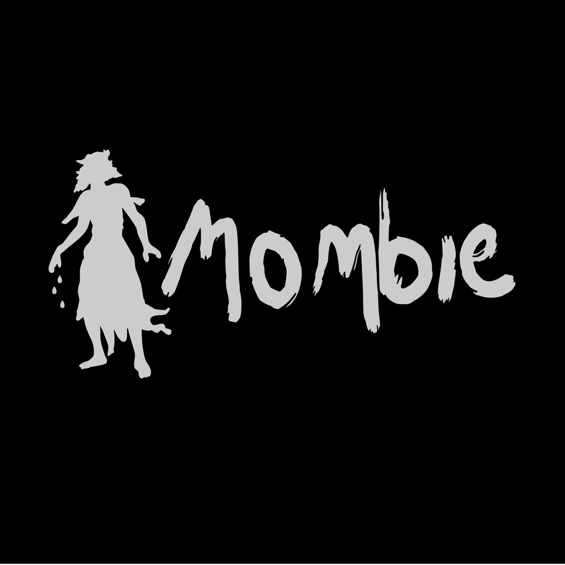 Mombie Female Zombie Halloween Bat SVG and Clipart - Etsy