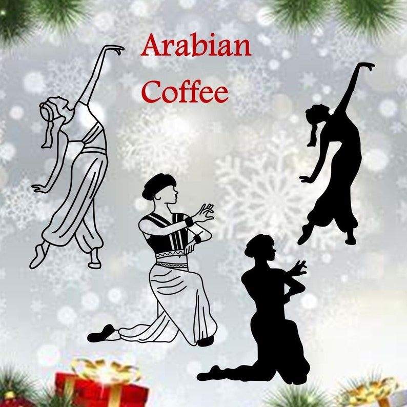 Arabian Coffee Dance Nutcracker Ballet Svgs and Clipart - Etsy