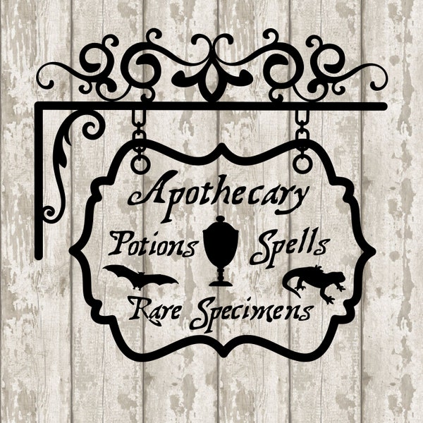 Apothecary Sign - Etsy