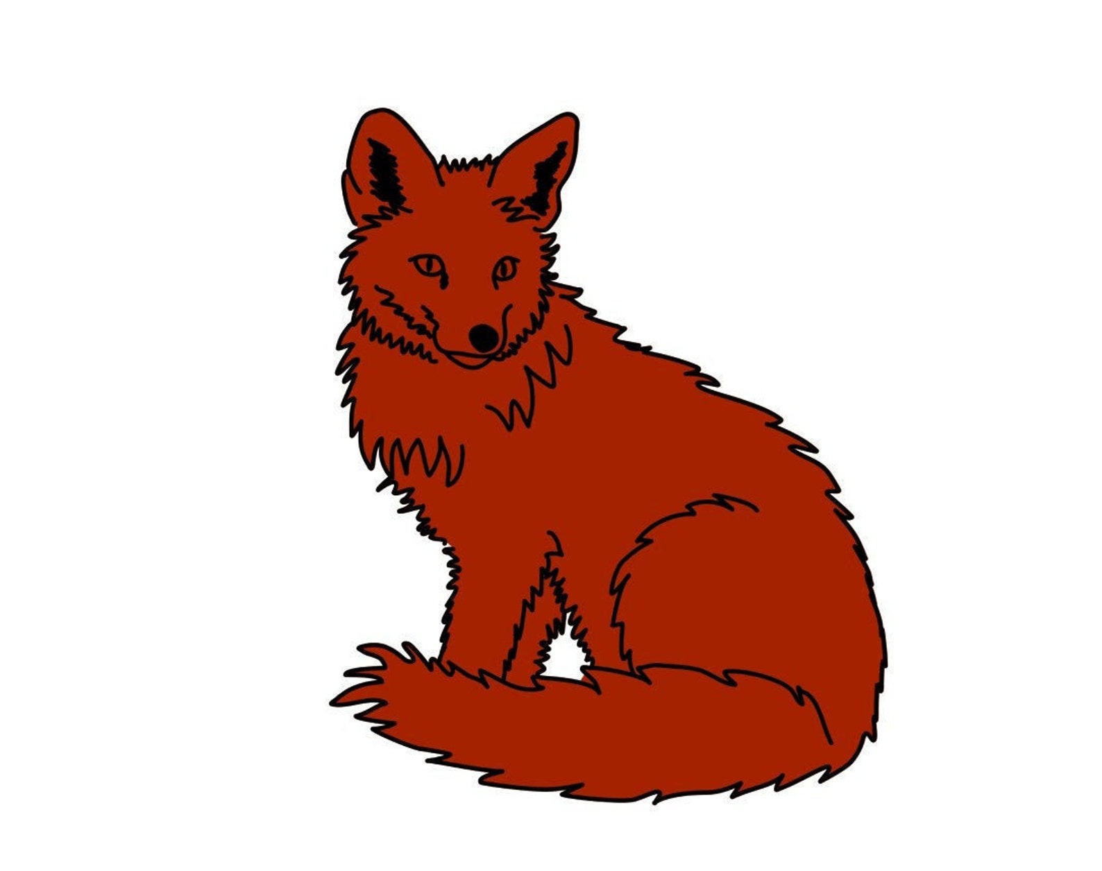 Red Fox SVG - Etsy