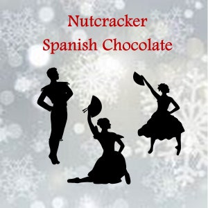 Nutcracker, Spanish Chocolate, Dance, Nutcracker Ballet, Svgs and ...