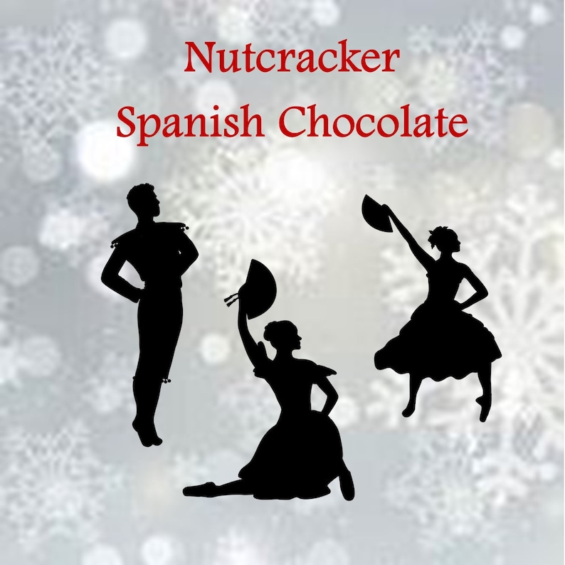 Nutcracker Spanish Chocolate Dance Nutcracker Ballet Svgs - Etsy