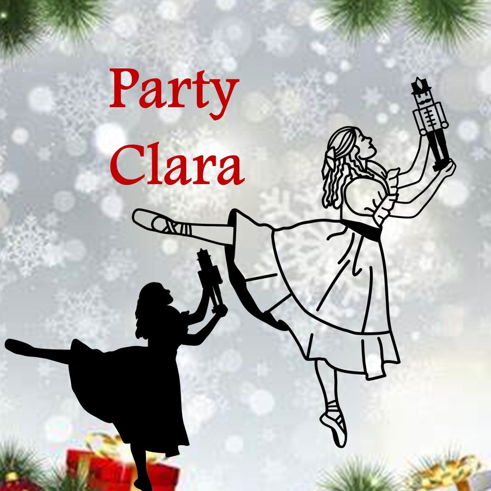 Clara, Nutcracker Ballet, Dream, Party Set, SVG and Clipart - Etsy
