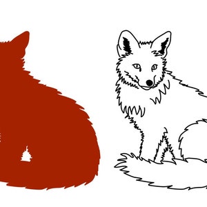 Red Fox SVG - Etsy
