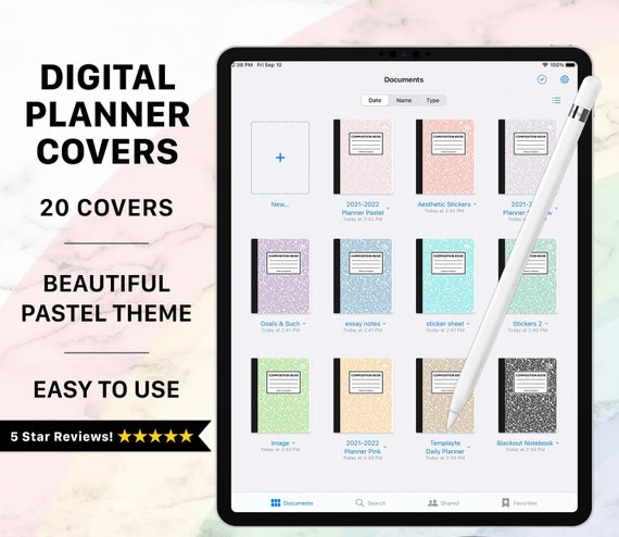 Goodnotes Covers Digital Notebook Covers Digital Planner | Etsy