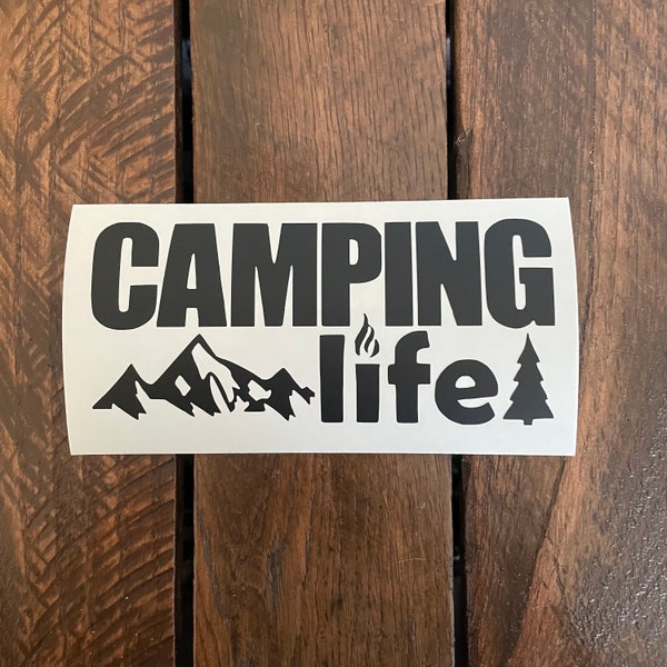 Camping Life Decal - Etsy