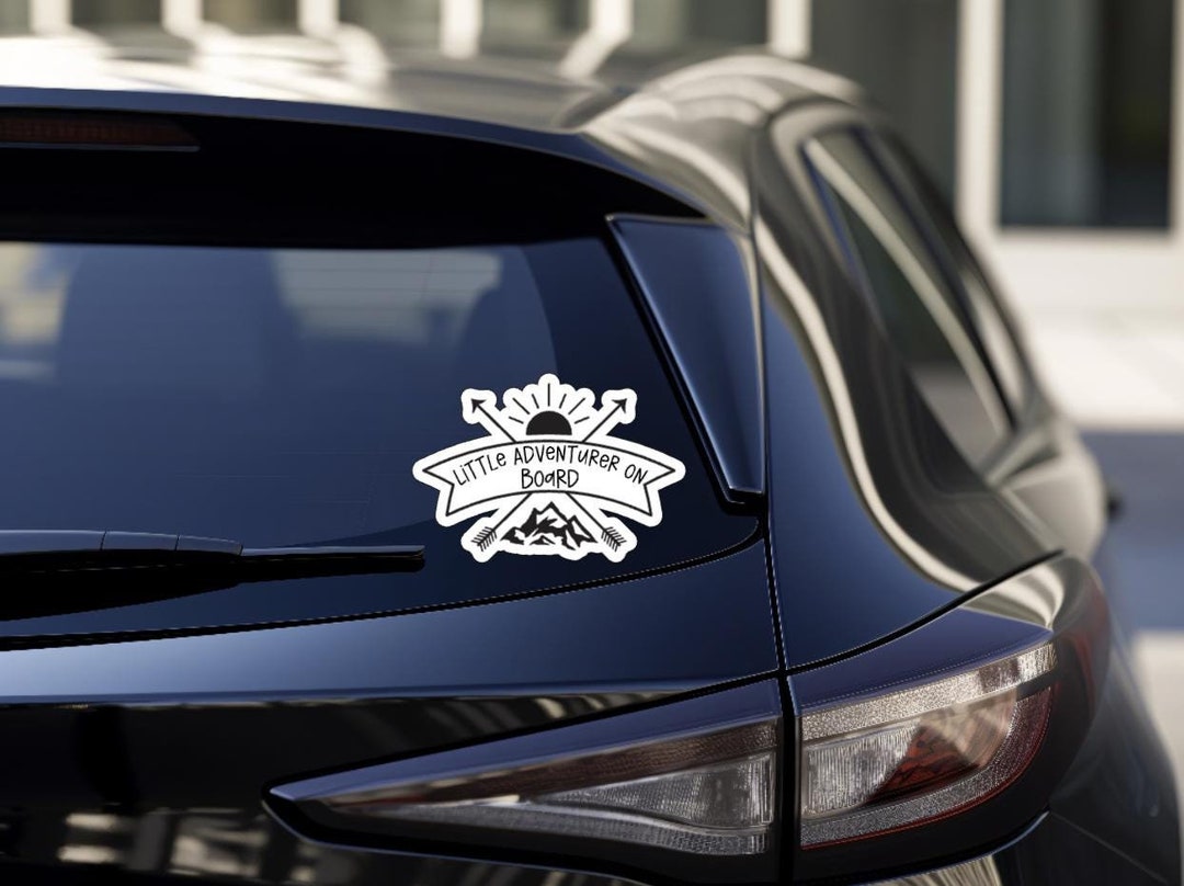 Little Adventurer on Board/little Adventurers on Board Vinyl Car Decal ...