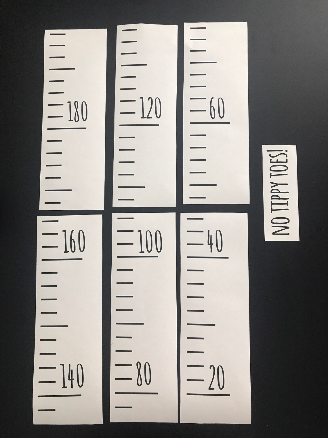 DIY Growth Chart Kit paint Stencils or Vinyl Decals - Etsy Canada