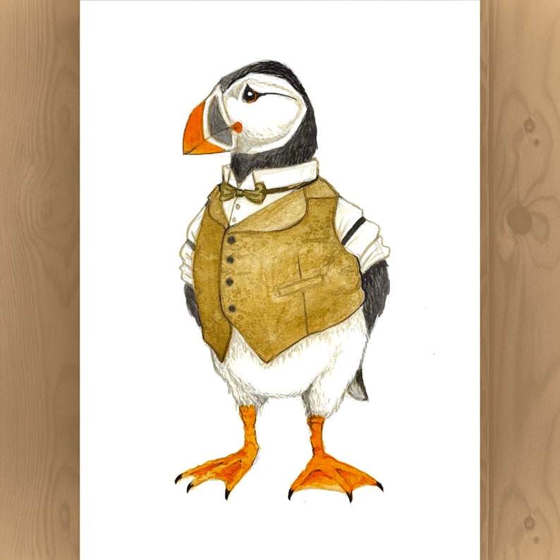 Percy the Puffin - Etsy