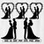 Wedding Heart, Bride and Groom SVG Files for Silhouette Cameo and ...