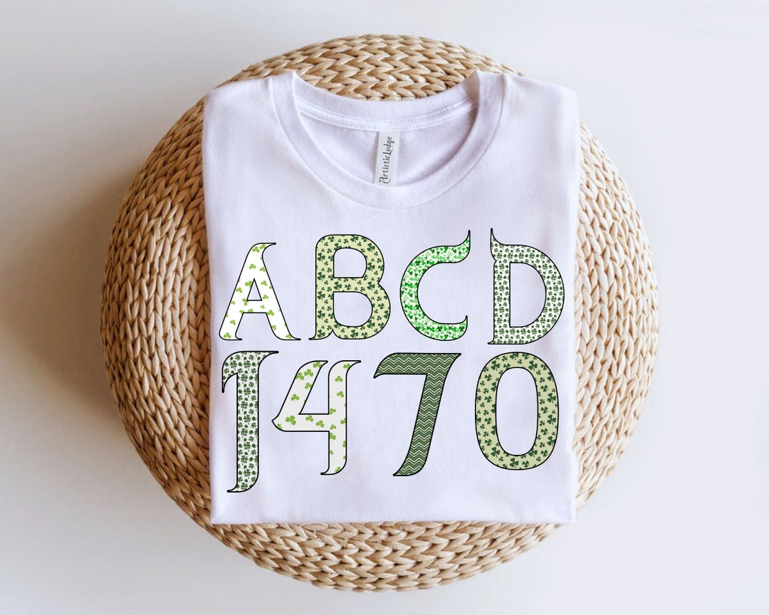 Green Font Alphabet Svg Monogram Svg Alphabet Svg Floral Alphabet Svg ...