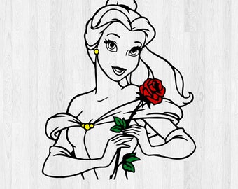 Belle Svg - Etsy