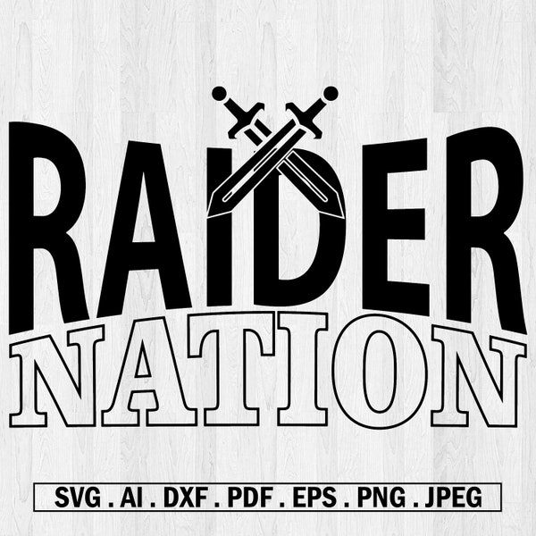 Raiders Svg - Etsy