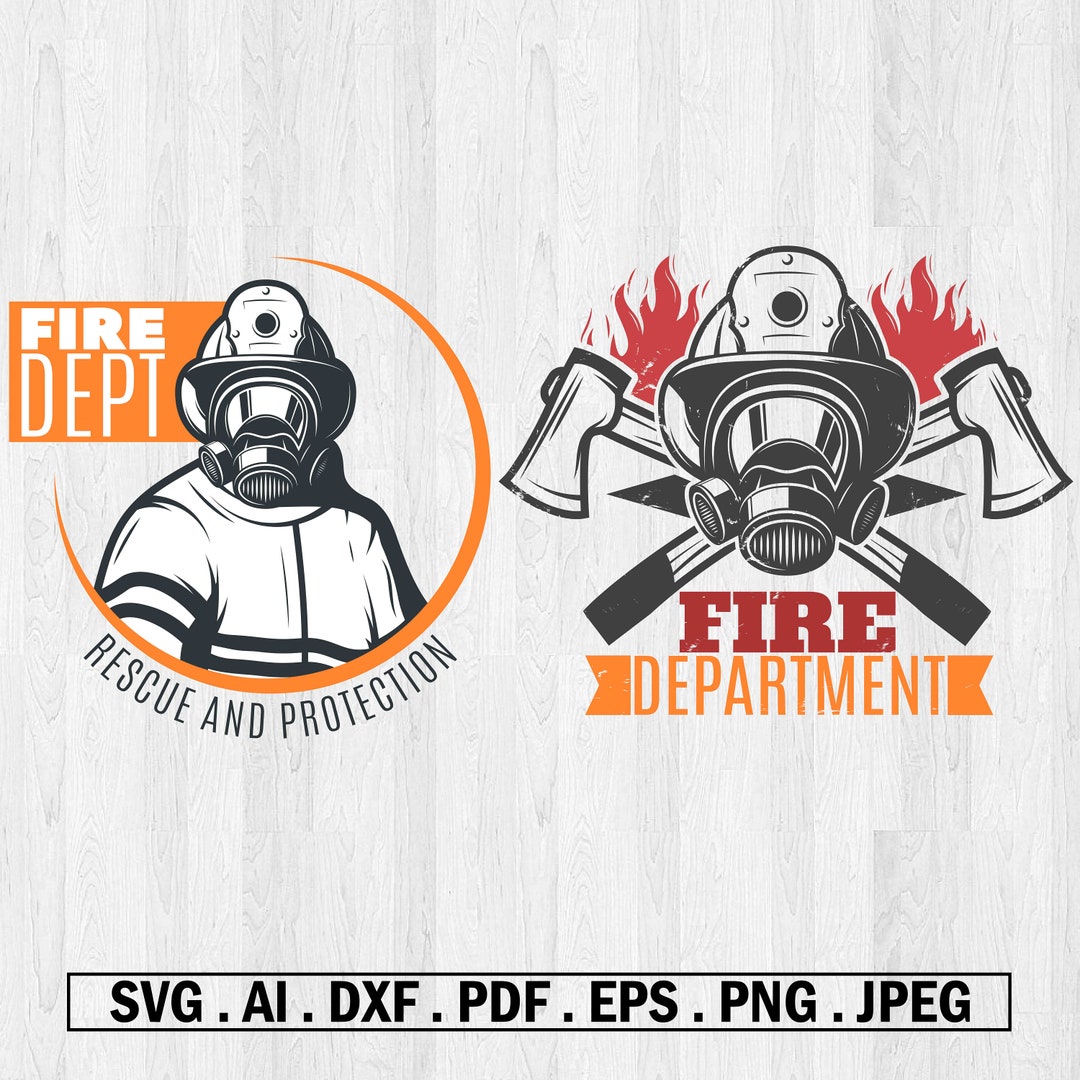 Fire Fighter Svg Firefighter Fire Department US Fire Fighter - Etsy