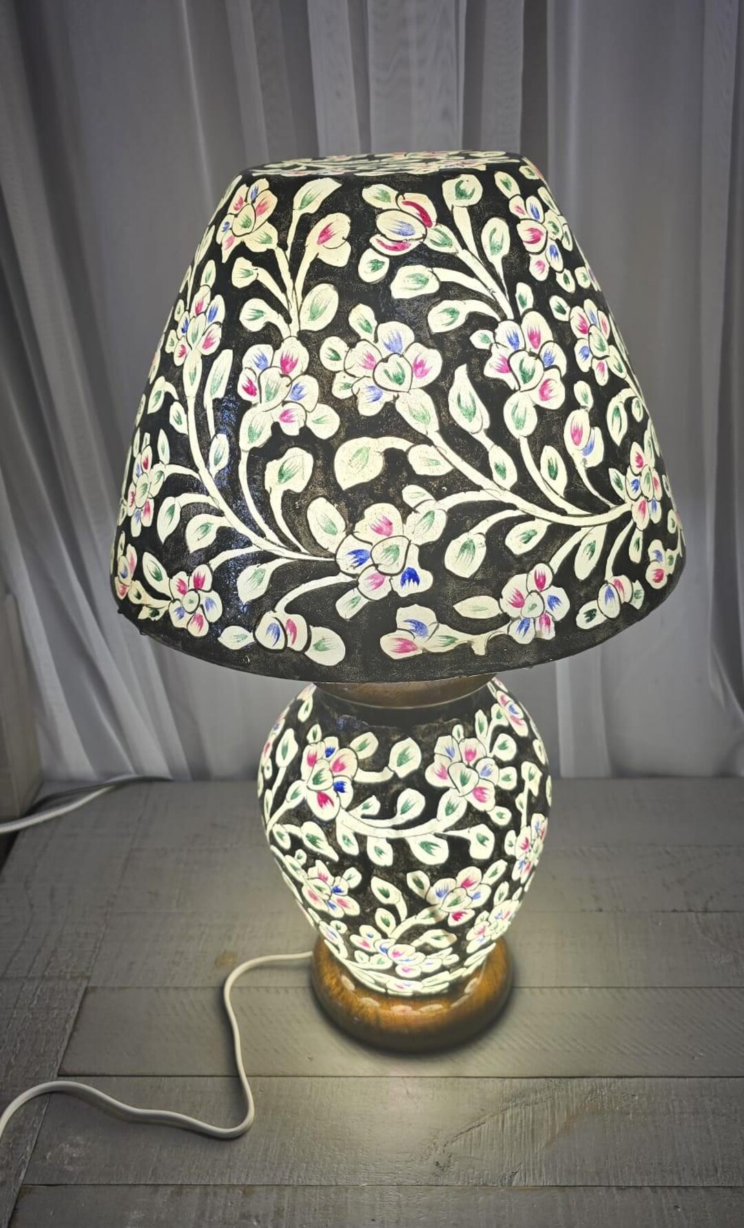 Handcrafted Camel Skin Shade Lamp – Stunning Pakistani Truck Art Design ...