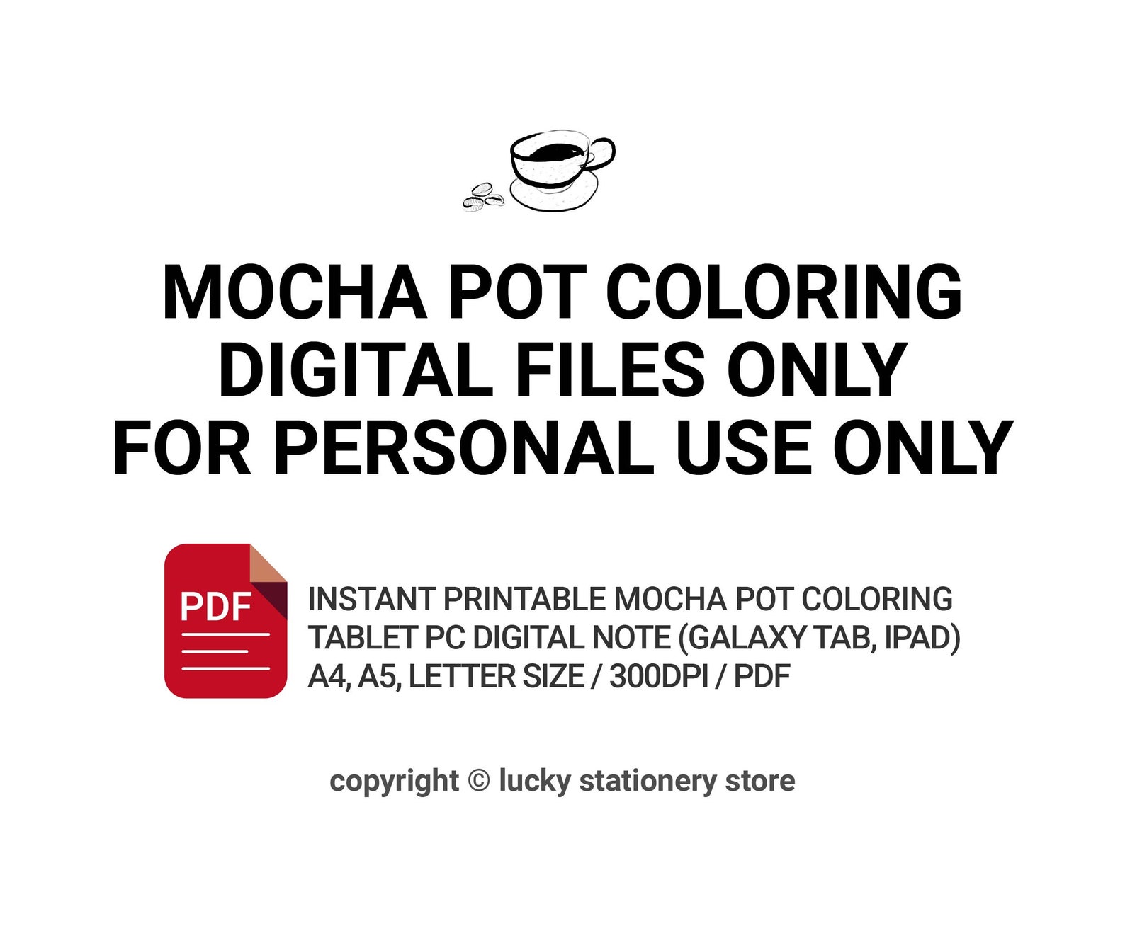 Coffee Coloring, Coloring Sheets, Coloring Pages for Adults, Coloring ...