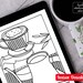 Coffee Coloring, Brewing Coloring, Coloring Sheets, Coloring Pages for ...