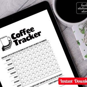 Coffee Tracker, Coffee Tracker Note, Coffee Review, Coffee Log ...