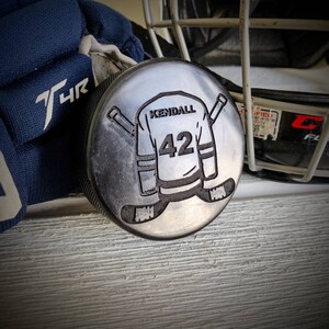 Custom Engraved Team Hockey Pucks - Etsy