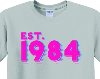 Est 1984 Svg - Etsy
