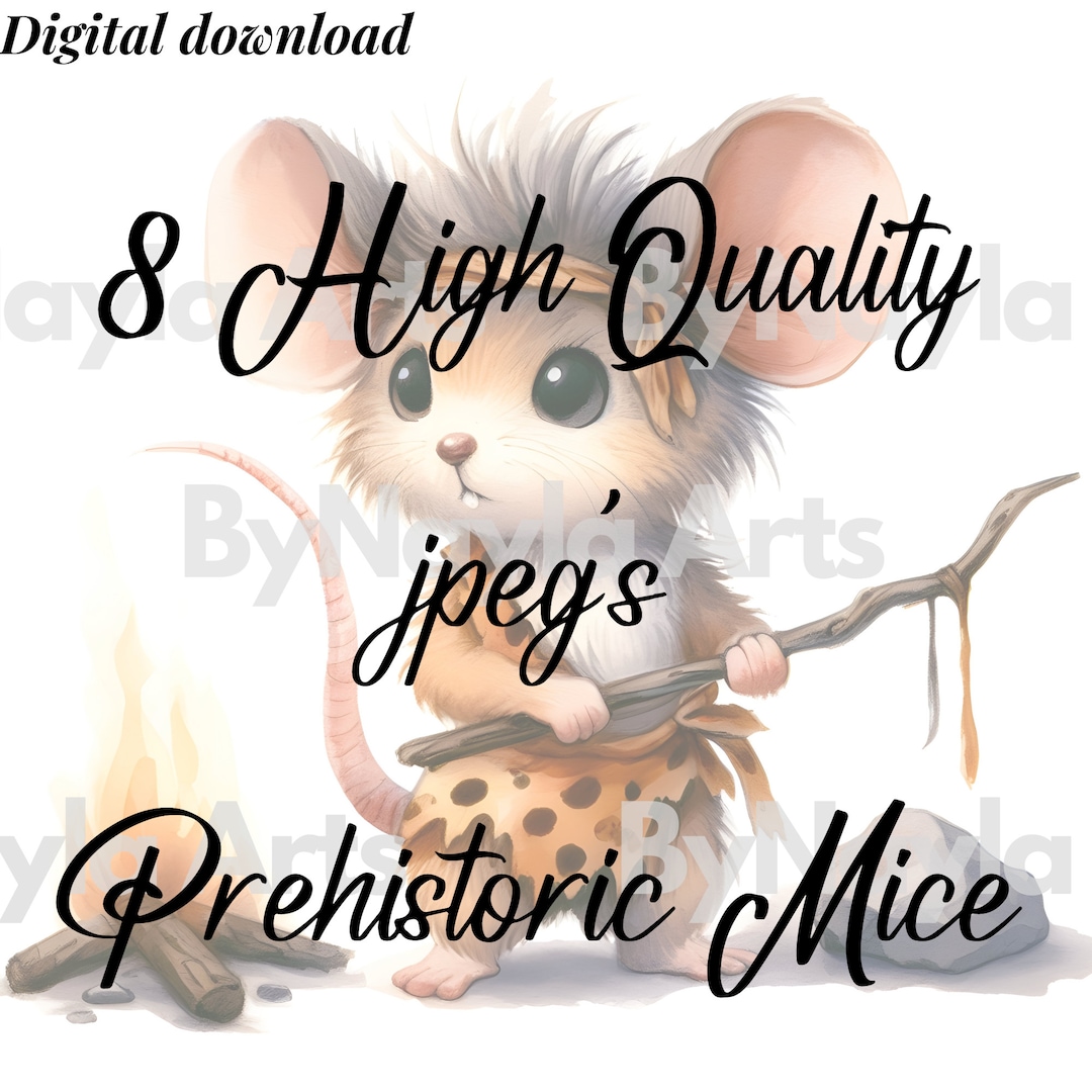 8 High Quality Jpegs Prehistoric Mice Ancient World Prehistoric Themed ...