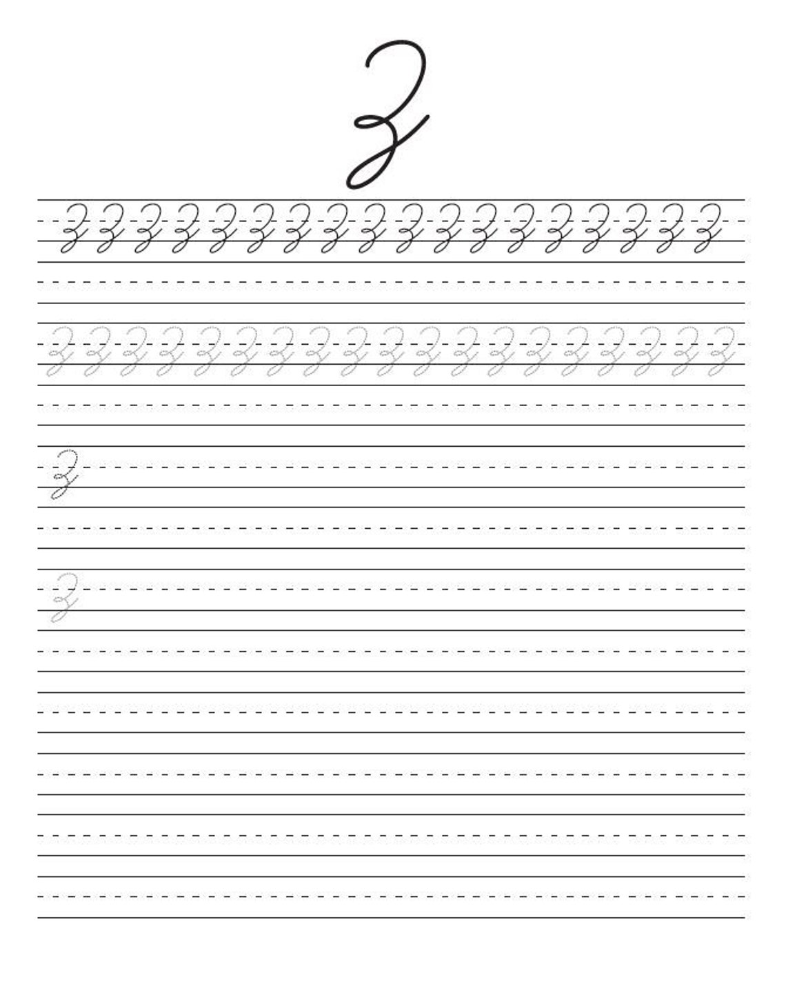 An Excellent Cursive Handwriting Handbook, Printable, Digital Download ...