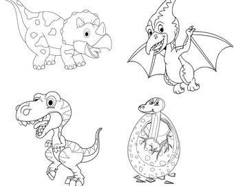 Butterfly Coloring Book, Printable Coloring Book for Children, Digital ...